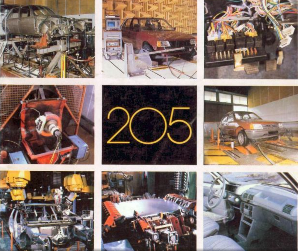 .: Peugeot 205 Dossier Presentación 1983 (Francaise)