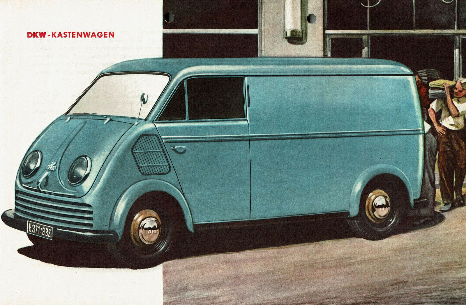 DKW Auto-Union Project: 1952 The New DKW Schnellaster