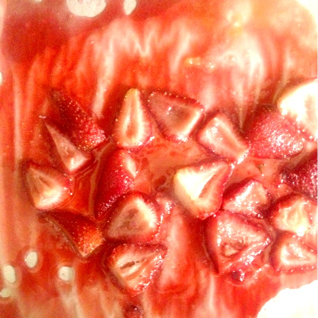 Roasted Strawberry Ice Cream