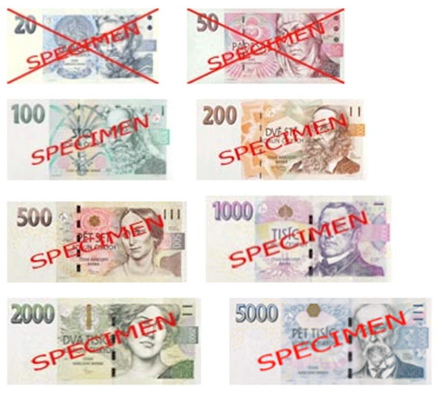 STRANE VALUTE / FOREIGN CURRENCIES: CZK_ČEŠKA KRUNA_CZECH KORUNA_CZECH ...