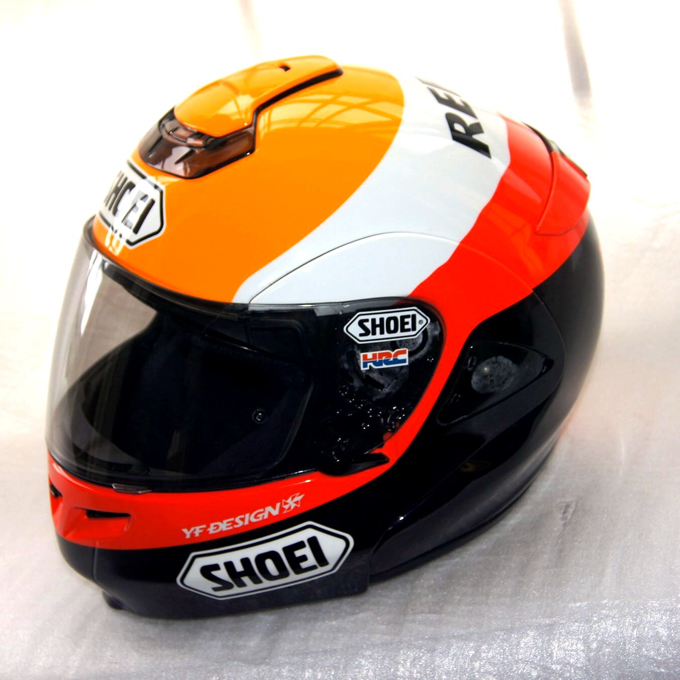 samurai‐bikers: Shoei Multitec Repsol Honda special paint by YF DESIGN