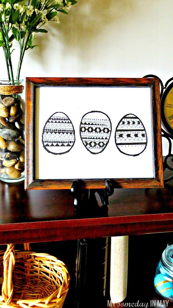 Aztec Easter Egg Print - My Someday in May