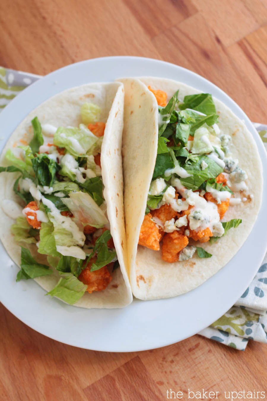 Buffalo Chicken Tacos - The Baker Upstairs