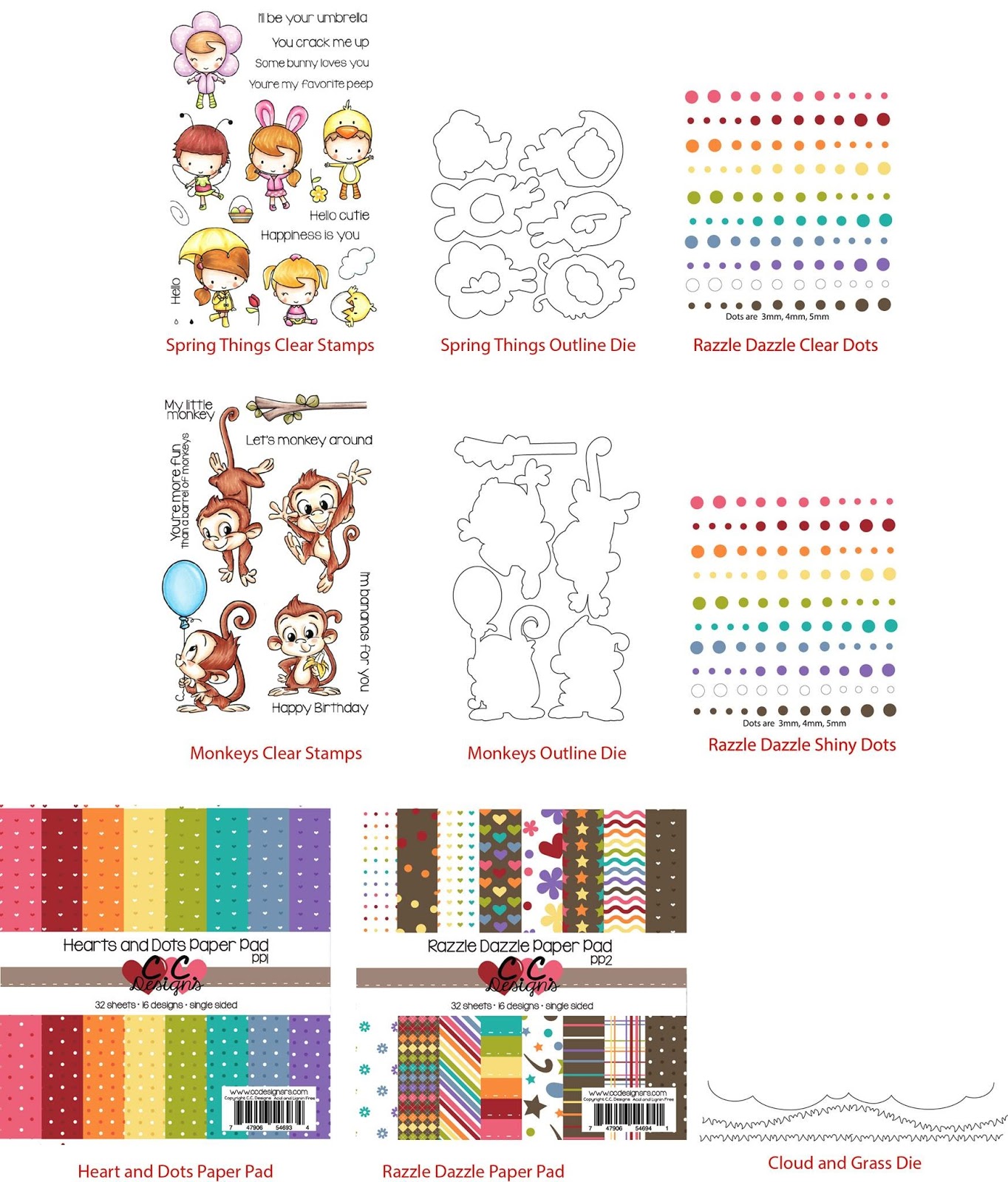 Rosemary's Creations: C.C. Designs FEBRUARY Release NOW Available!