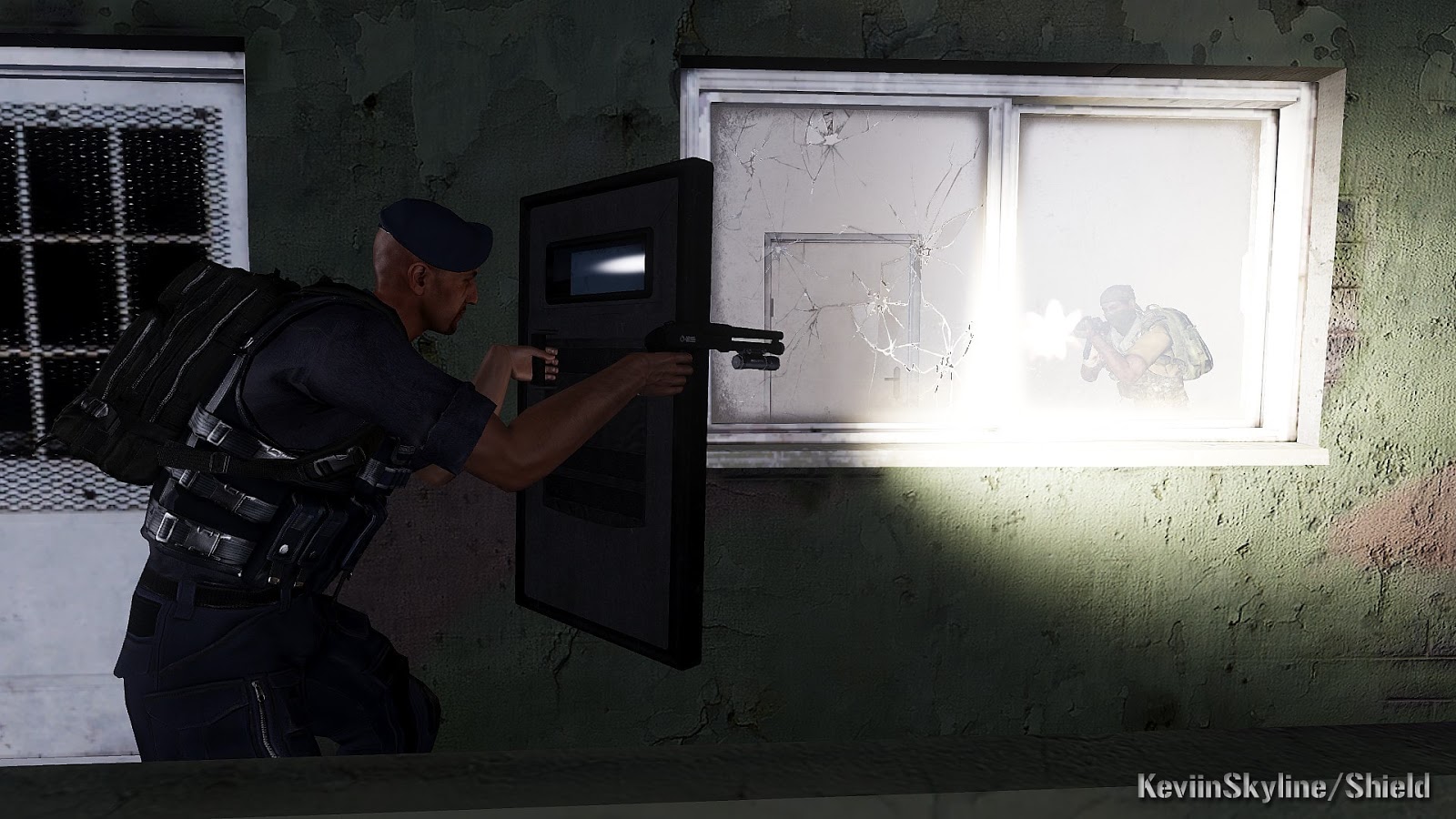 散弾銃と防盾を追加する Arma 3 用 Police shield with Serbu Super-Shorty アドオン | 弱者の日記 ...