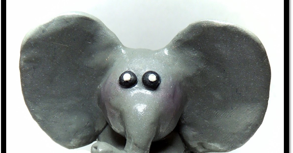 Edward The Polymer Clay Elephant
