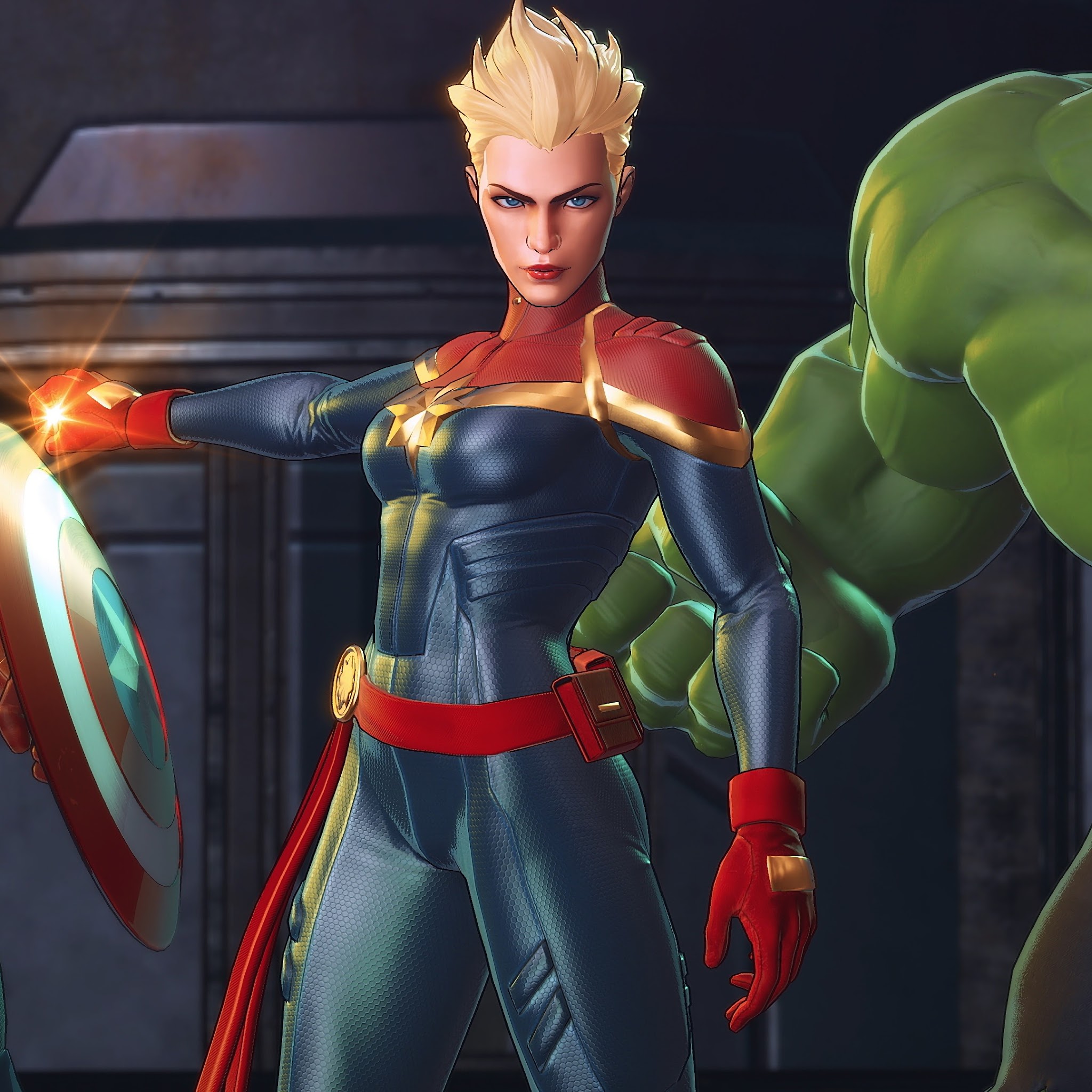 Marvel Ultimate Alliance 3, Captain Marvel, Captain America, Hulk, 4K ...