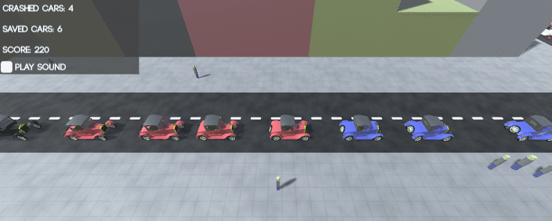 Traffic Light Simulator - a Ludum Dare Game