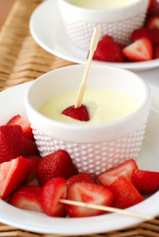 Lemon Fluff Fruit Dip | The Two Bite Club