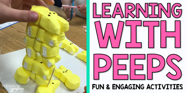 Learning with Peeps {Poetry and a STEM Challenge} | Primarily Speaking