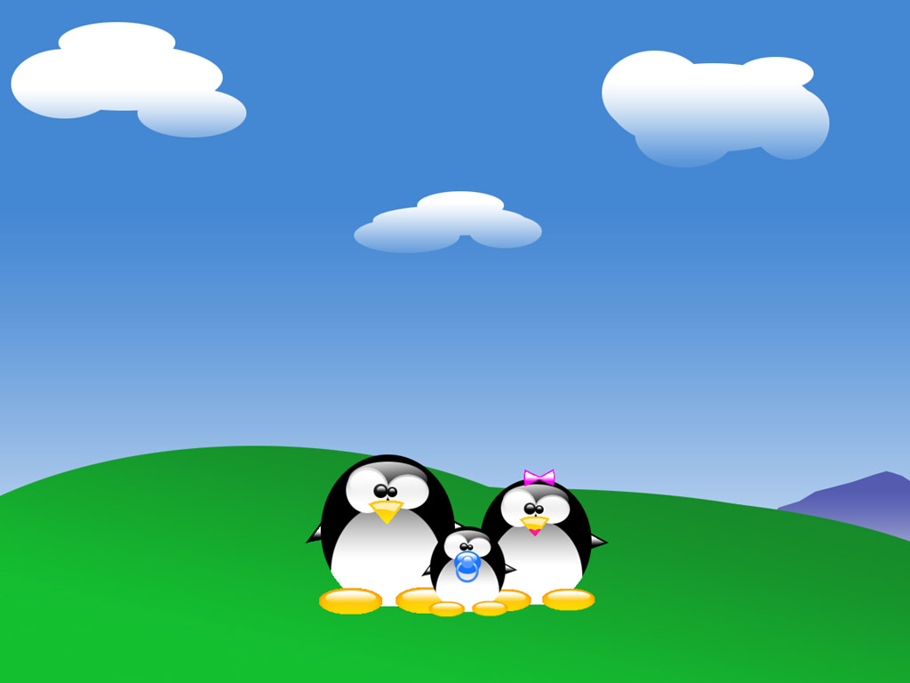 Linux Penguin Wallpaper - Cool Wallpaper HD Desktop