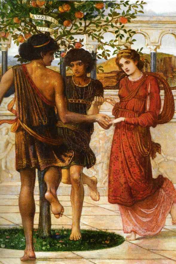 Pre Raphaelite Influenced Art: John Melhuish Strudwick - Love's Music ...