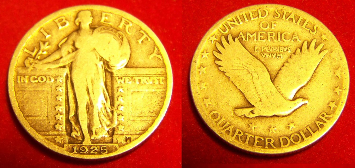 My Coin Pictures: 1925 U.S. Standing Liberty Silver Quarter Dollar