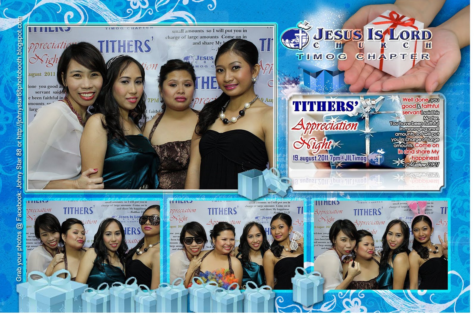 Johny Star 88 Photobooth - The Event Photography Take Outs: JIL Tithers ...