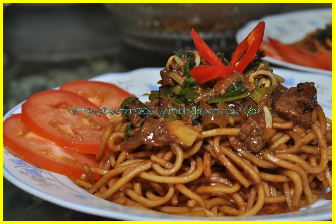 MEE BLACK PEPPER WITH BEEF, JEMPUT BILIS BERKARI DENGAN AIR KATIRA ...
