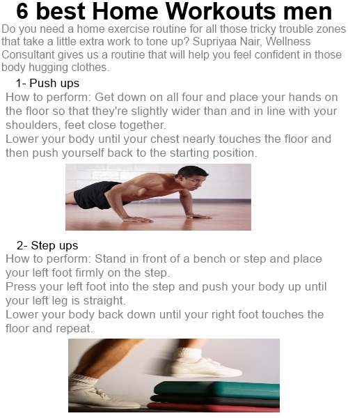 6 best Home Workouts men - The Truth About it! | Improve The body | Men