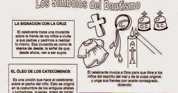 Educar con Jesús: Símbolos del bautismo (elrincondelasmelli)