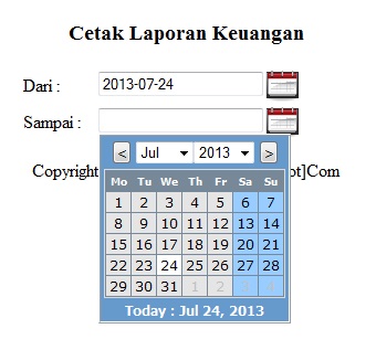 Cara Membuat Input Kalender/Tanggal Otomatis PHP Dengan JavaScript ...