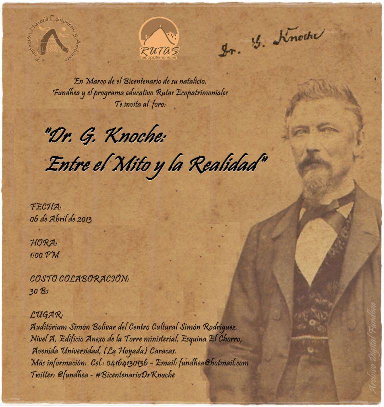 Fundación Historia Ecoturismo y Ambiente: FORO: Dr. G. KNOCHE: ENTRE EL ...