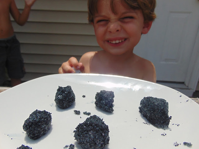 BrayHud's World : Moon Rocks, Using Household Ingredients
