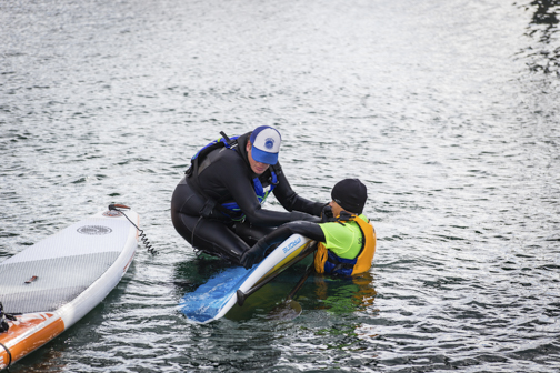 SUP Flip Rescue in 30 Seconds - Salmon Bay Paddle