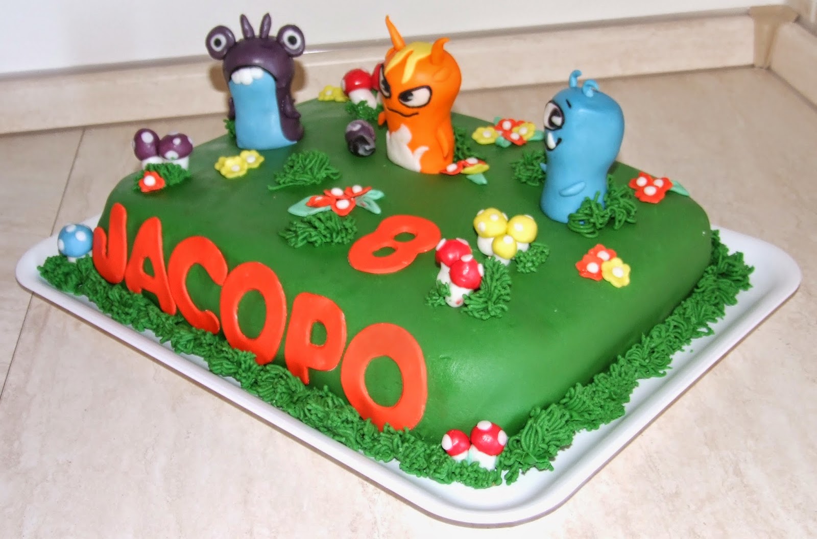 I miei hobby: Slug terra cake per Jacopo.