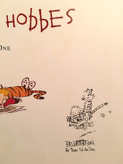 An $11,000 Update – Auction: Bill Watterson signed and sketched Calvin ...