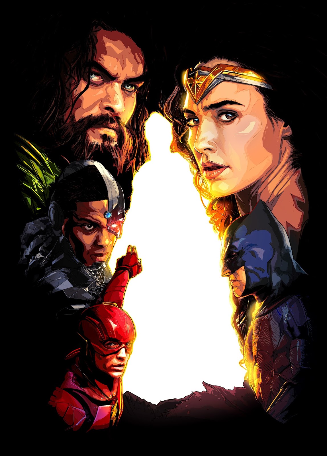 JUSTICE LEAGUE - Textless Poster - Textless