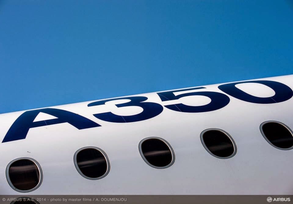 A350 XWB News: Composite window frames on A350.