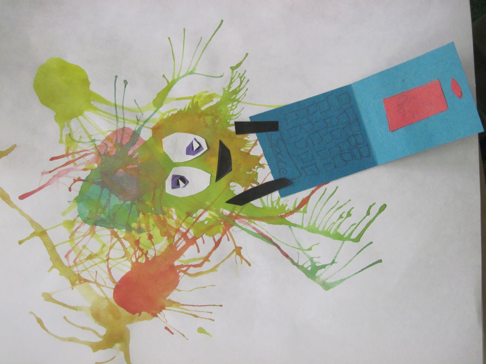 ChumleyScobey Art Room: 3rd Grade Analogous Aliens!
