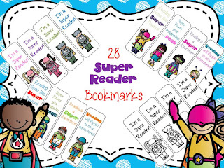 The Book Bug: Super Reader Bookmarks
