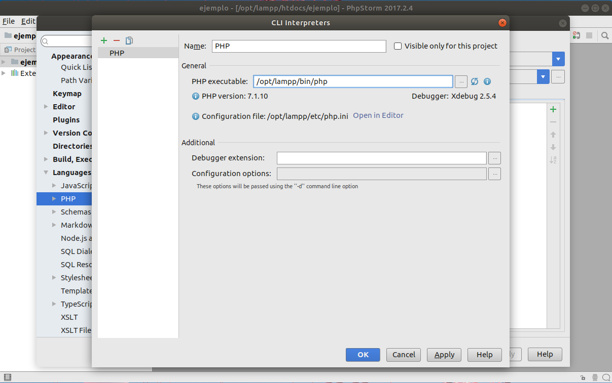xdebug + phpstorm + ubuntu + postman