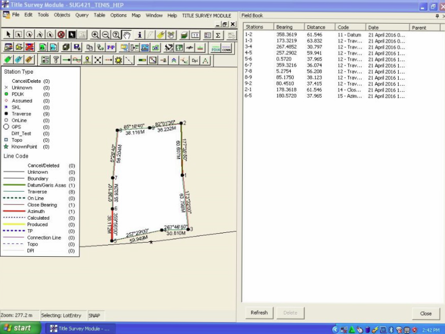 Science Geomatics Notes and Supplements: Resurvey Lot Using Title ...