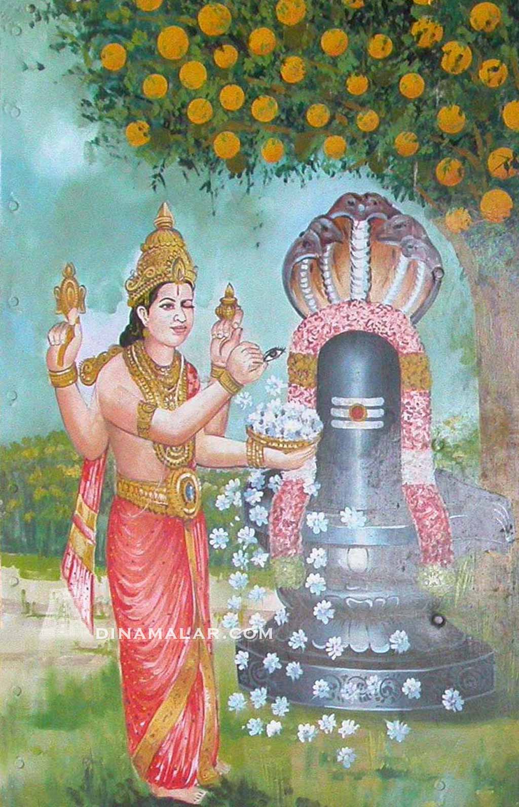 NAMASIVAYA: Thousand name of Siva praise by lotus eye Thirumal