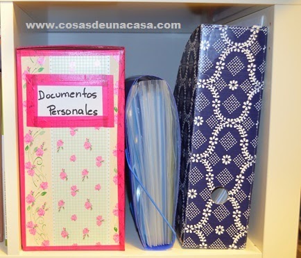 Cosas de Una Casa: Ideas para archivar nuestros documentos