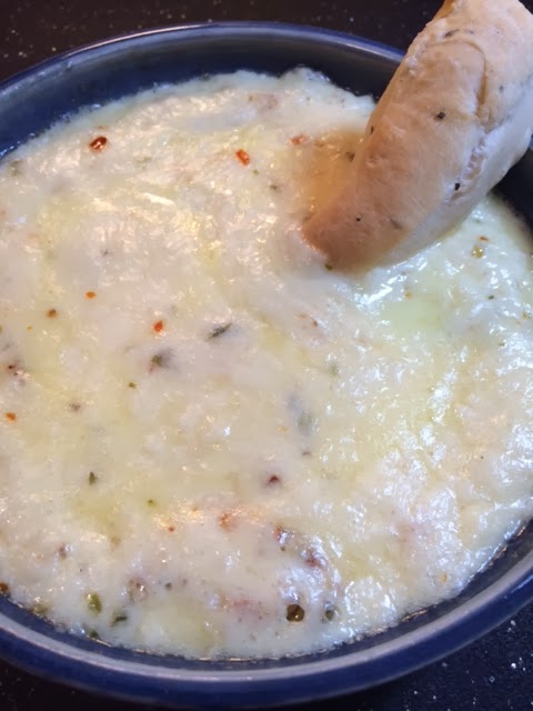 Michele's Woman Cave: Baked Italian Cheese Dip & Bread Dippers