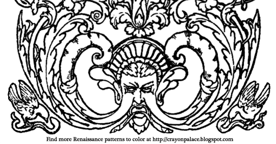 Crayon Palace: Two Italian Renaissance Panels for Coloring