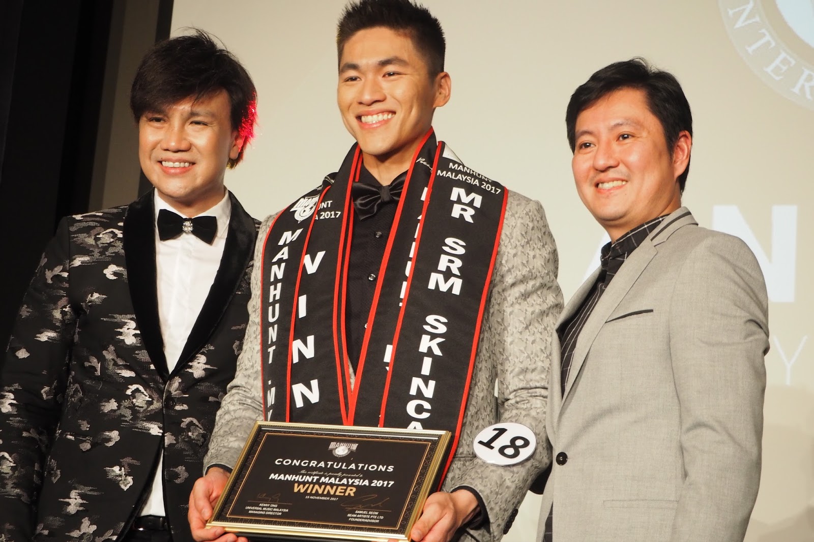 Kee Hua Chee Live!: PART 3---THE NEW MANHUNT MALAYSIA WINNER IS GAN KAI ...