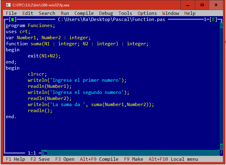 Learning Machine #8 - Programando en Pascal - Funciones y ...
