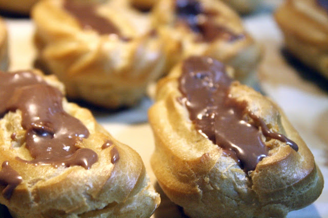 Eclairs with Nutella Icing | Chocolate Covered Love