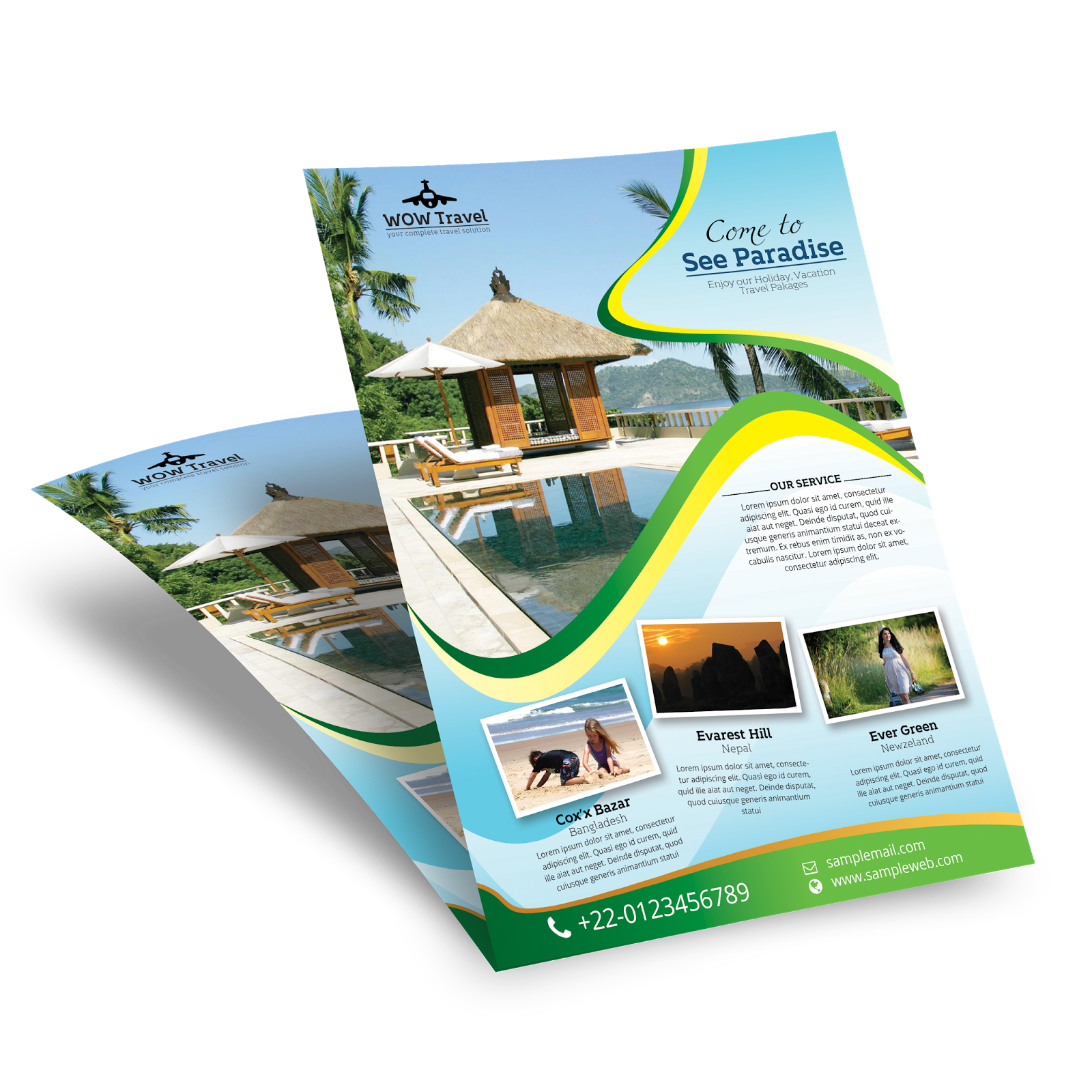 Travel Flyer Template Market travel-flyer-template-market