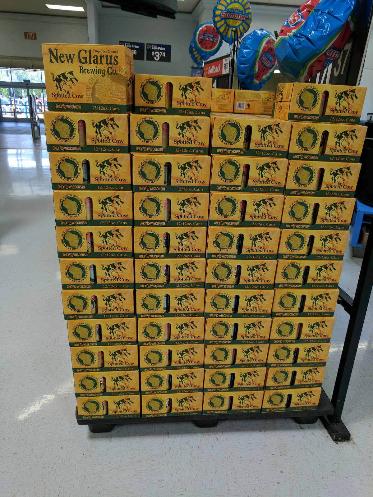 Spotted Cow Cans Spotted At Walmart