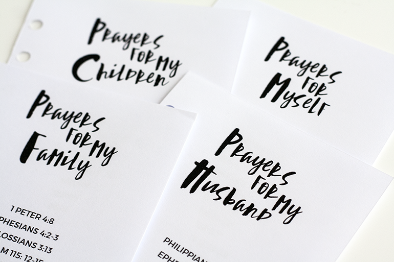 How I use my Faith / War Binder Inserts - Play Happy Play