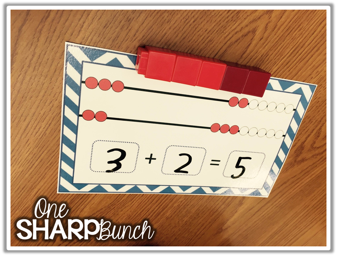 Rekenrek Freebie & Number Talks - One Sharp Bunch