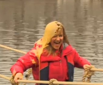 Messy Celebrity Polls: Helen Skelton gets gunged on Blue Peter