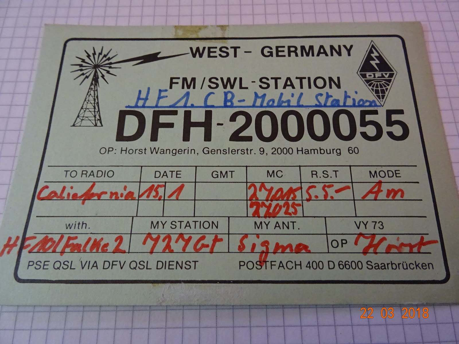 Oli's Schatzkiste: QSL-Karten