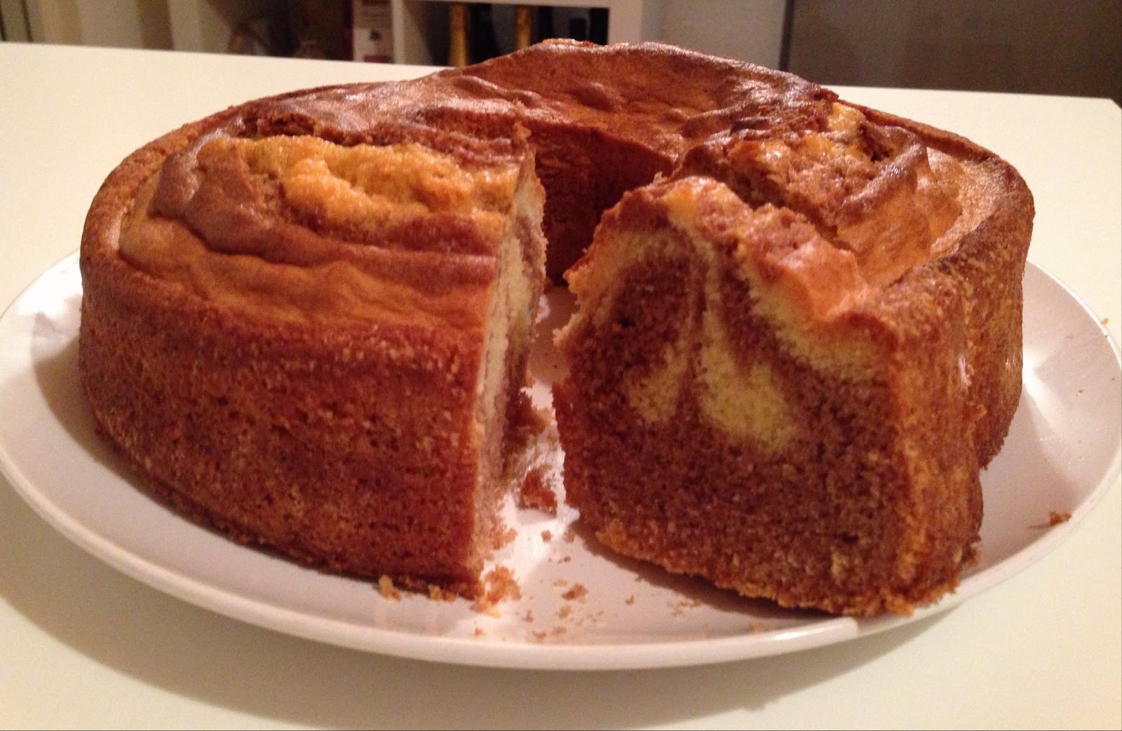 Silvia P. Kitchen: Ciambella due colori o Torta Arena di nonna Ida