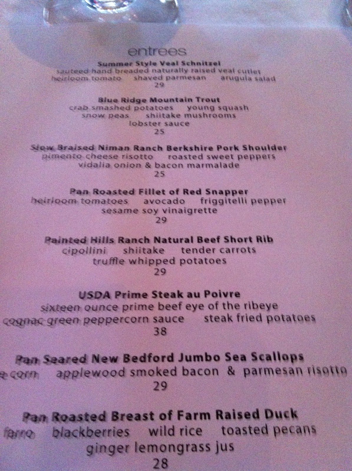 HUNGER PANGS IN ATLANTA: ARIA: Definitely the highlight of our evening!