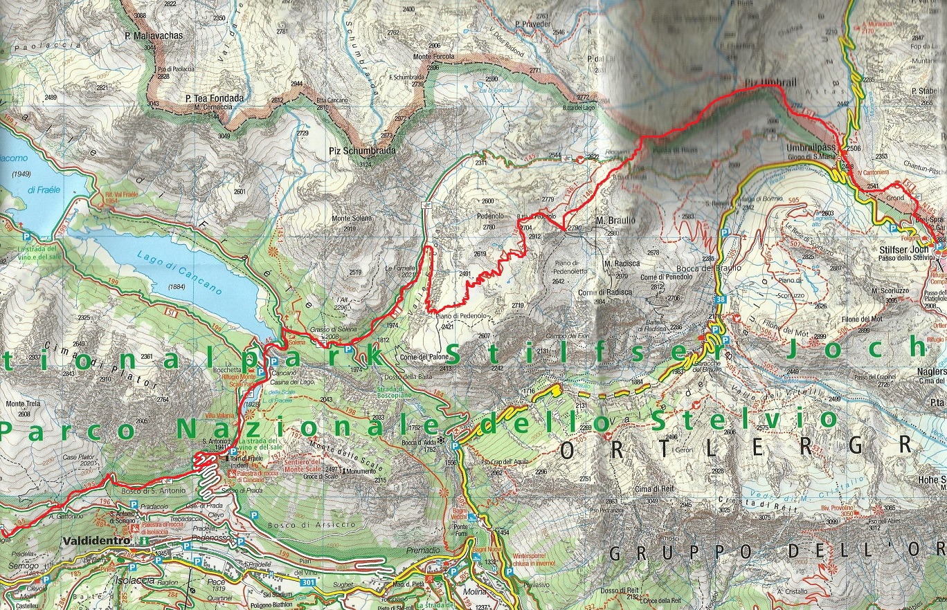 Weitwandern: Stilfserjoch - Südtirol Ende