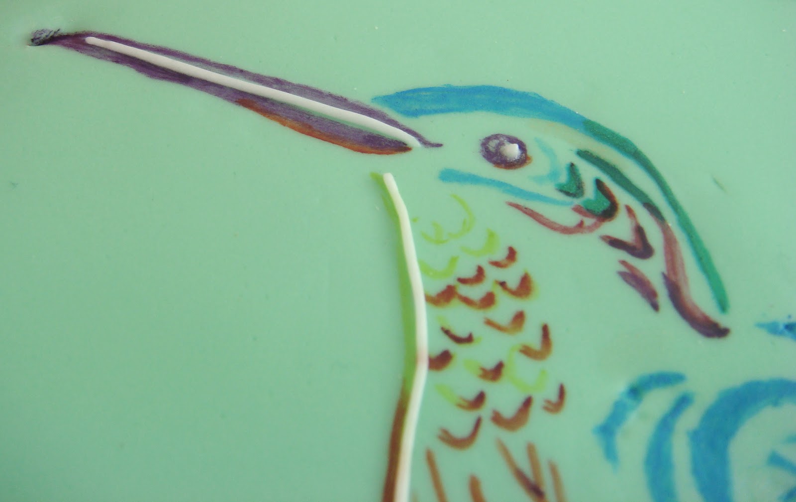 Delores Bakes: Hummingbird and Hibiscus